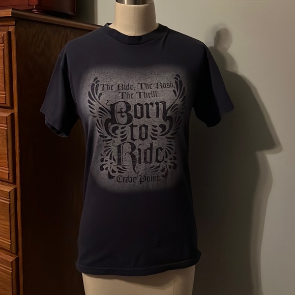 Cedar Fair | Tops | Cedar Point Born To Ride Tee Shirt | Poshmark